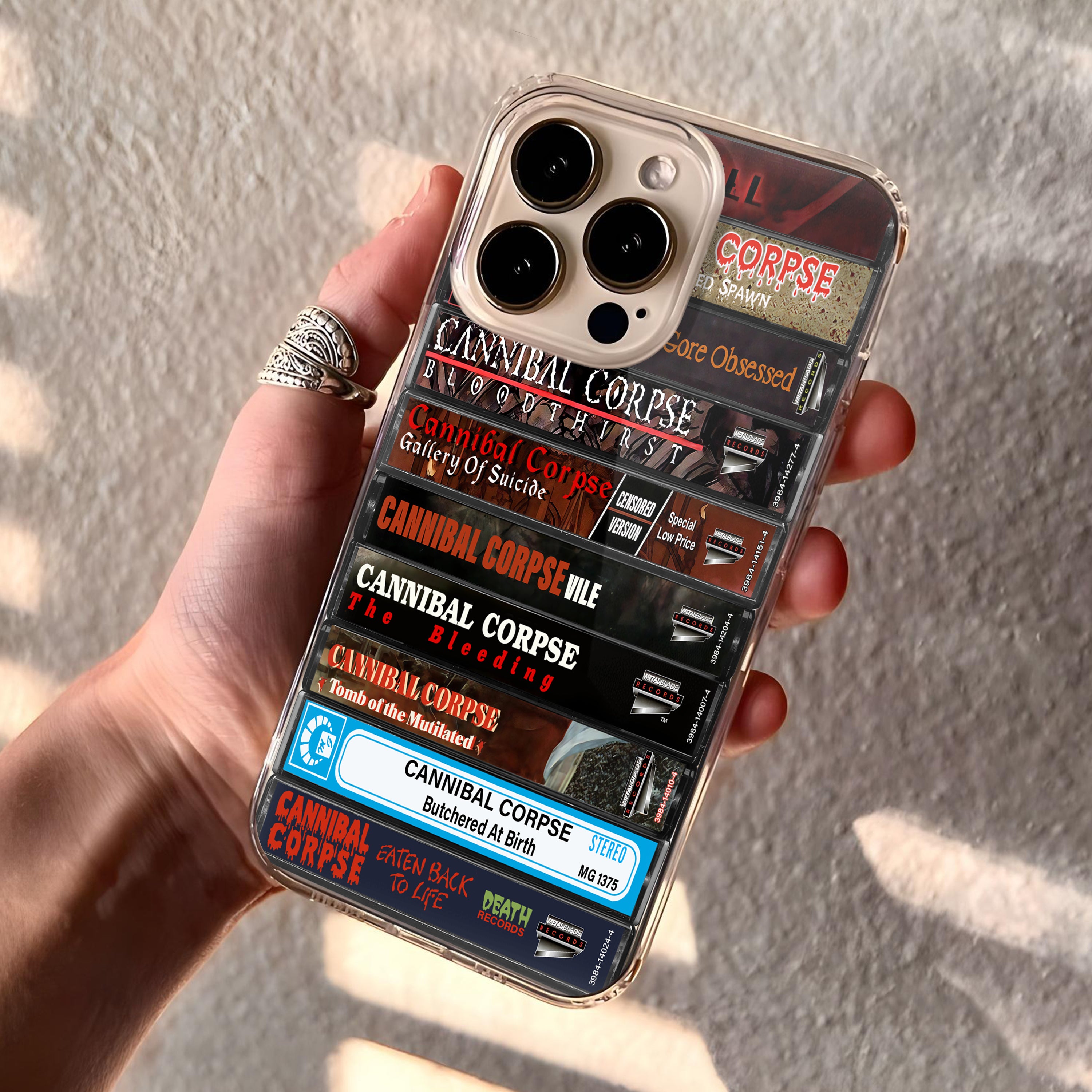 Cannibal Corpse Albums Cassette Collection Retro Phone Case – MTervoDesign