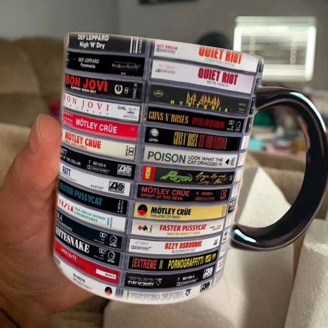 Metal Heavy Metal Kings Classic Tapes Accent Coffee Mug – MTervoDesign
