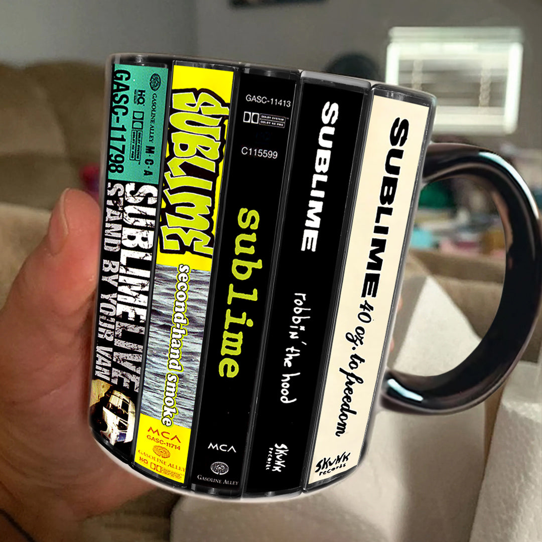 Sublime Albums Cassette Collection Retro Accent Mug – MTervoDesign