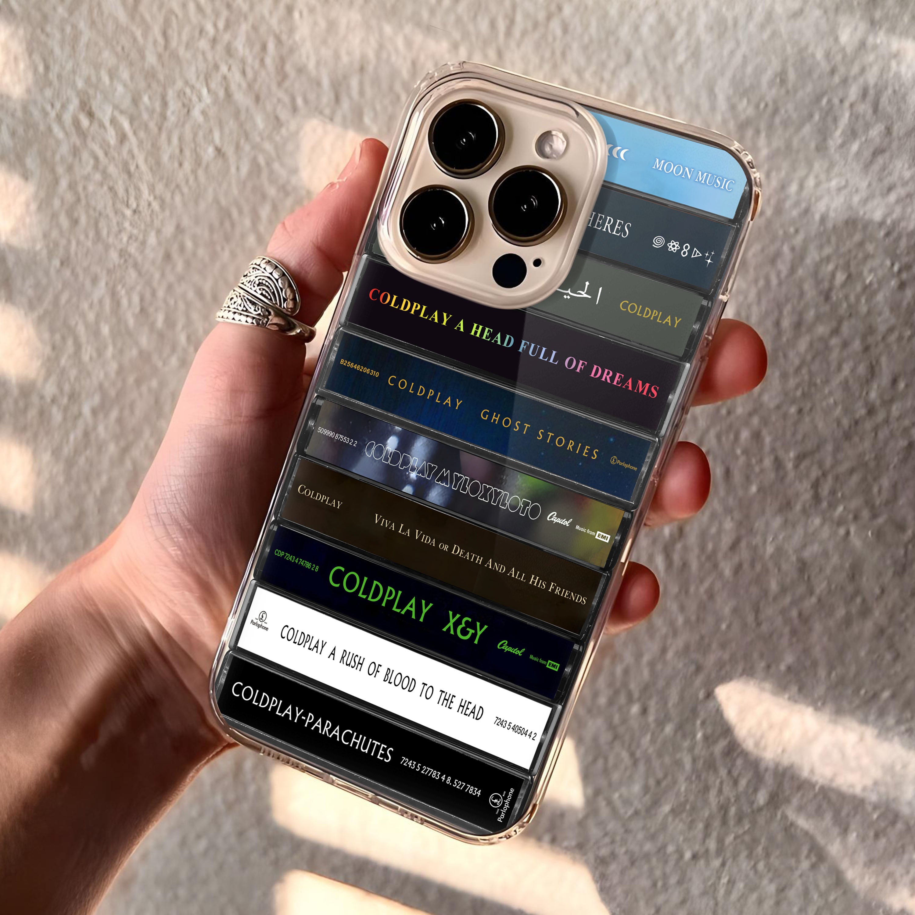 Coldplay Albums Cassette Collection Retro Phone Case – MTervoDesign